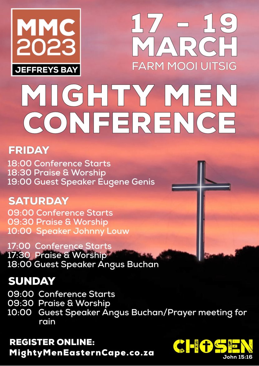 Mighty Men Conference Jeffreys bay, Farm Mooi Uisig